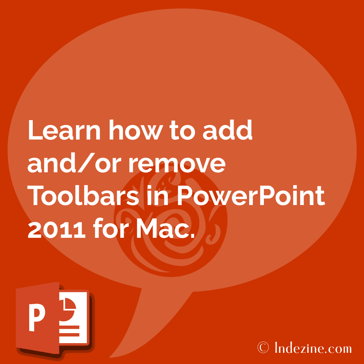 Add and/or Remove Toolbars in PowerPoint 2011 for Mac