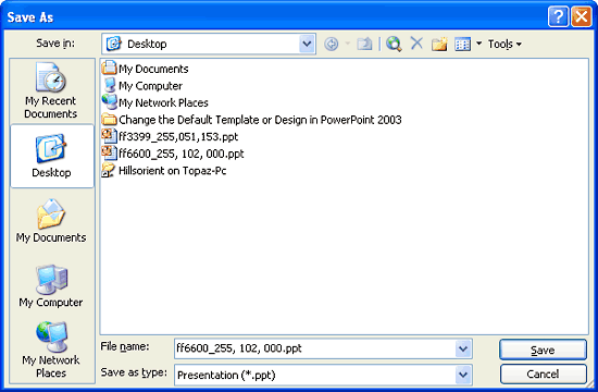 Change The Default Template In PowerPoint 2003 change-the-default-template-in-powerpoint-2003