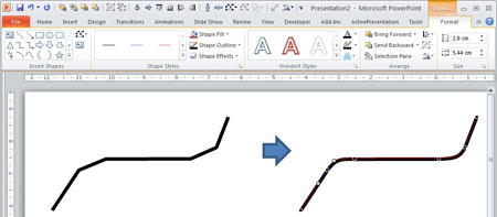 Building an Interactive Public Transport Map Application in PowerPoint