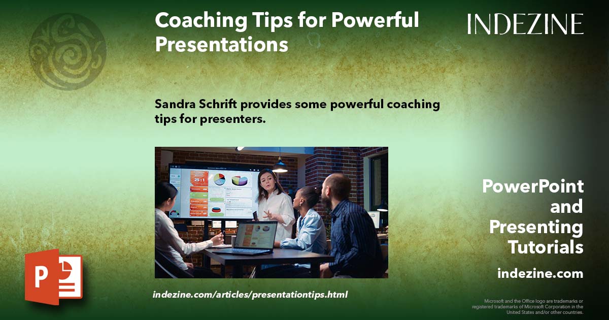 Coaching Tips for Powerful Presentations