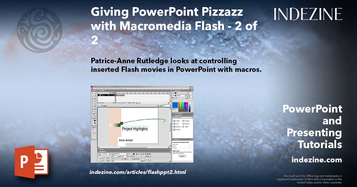 Giving PowerPoint Pizzazz with Macromedia Flash - 2 of 2