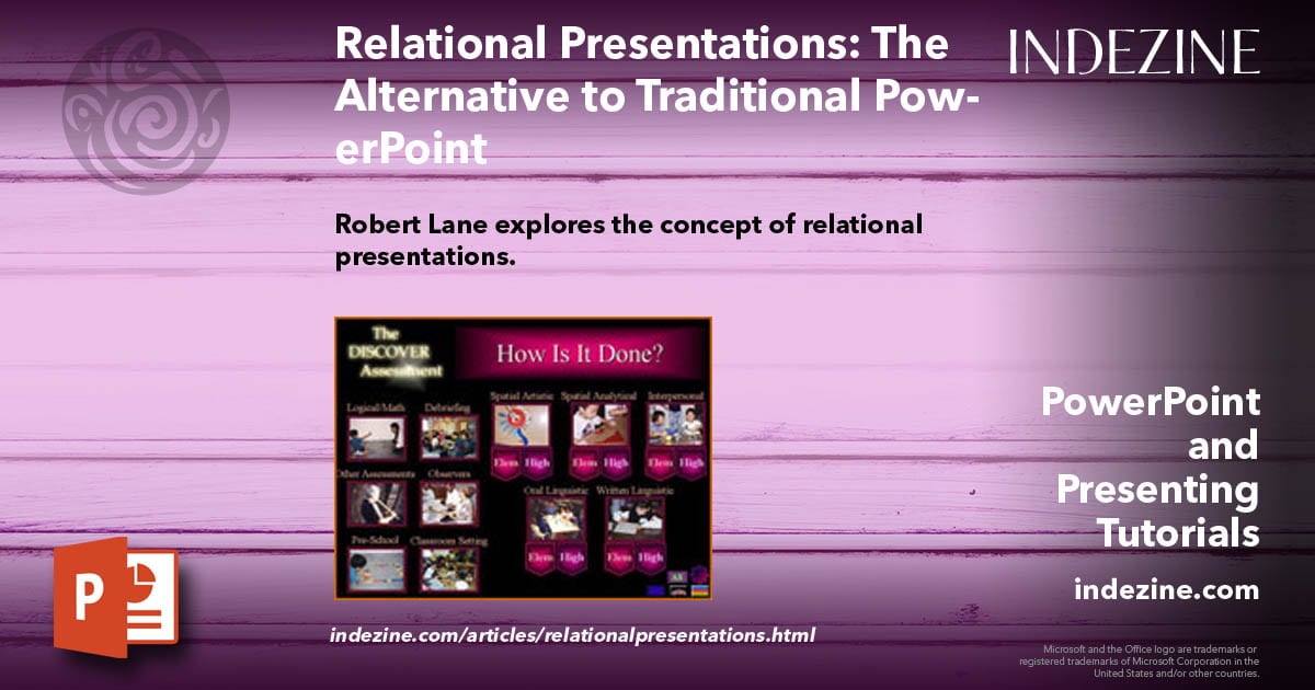 Relational Presentations: The Alternative to Traditional PowerPoint