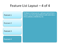 Feature List 01 (Layout with Tabs)