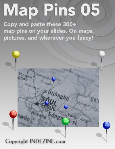 Handmade Slides: Map Pins for PowerPoint - 05