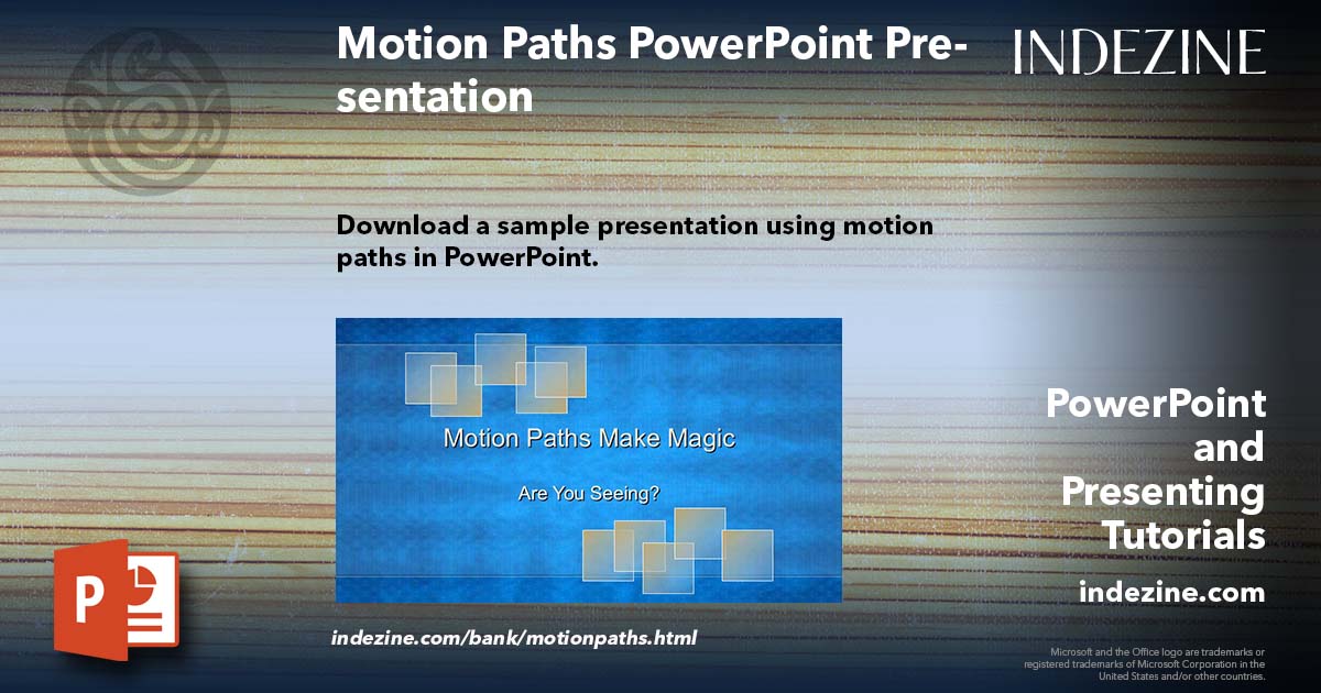 Motion Paths PowerPoint Presentation