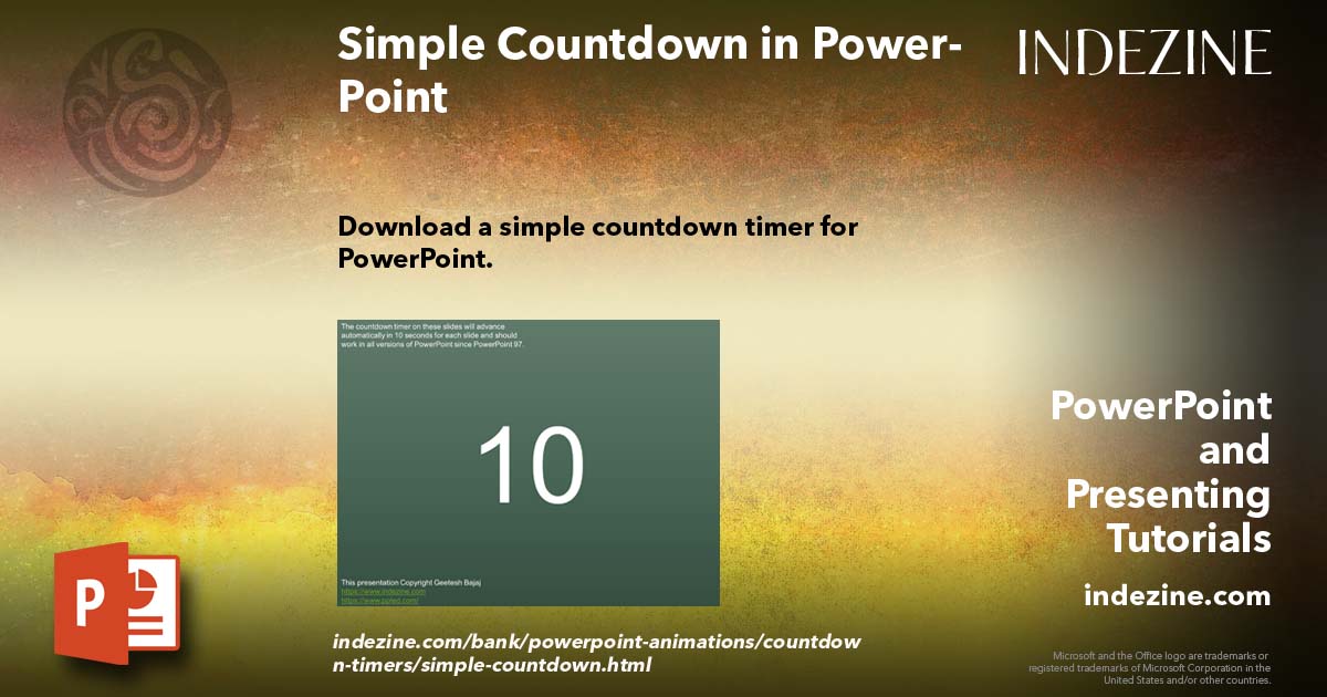 Simple Countdown in PowerPoint