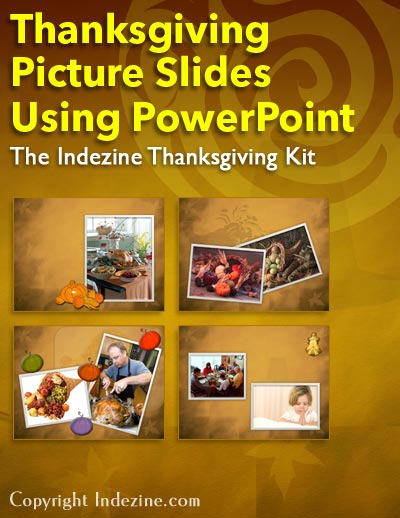 Indezine Thanksgiving PowerPoint Kit