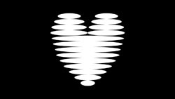 Op-Art Heart Shapes for PowerPoint