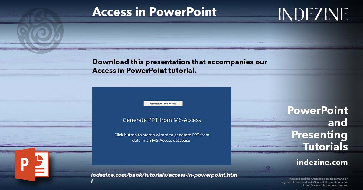 Access in PowerPoint