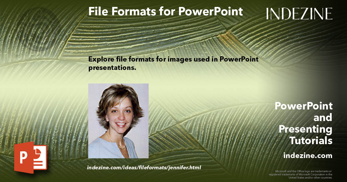 File Formats for PowerPoint