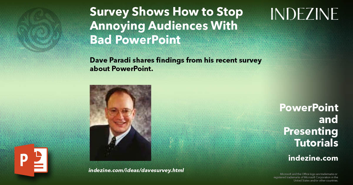 Survey Shows How to Stop Annoying Audiences With Bad PowerPoint