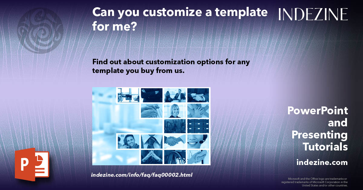 Can you customize a template for me?