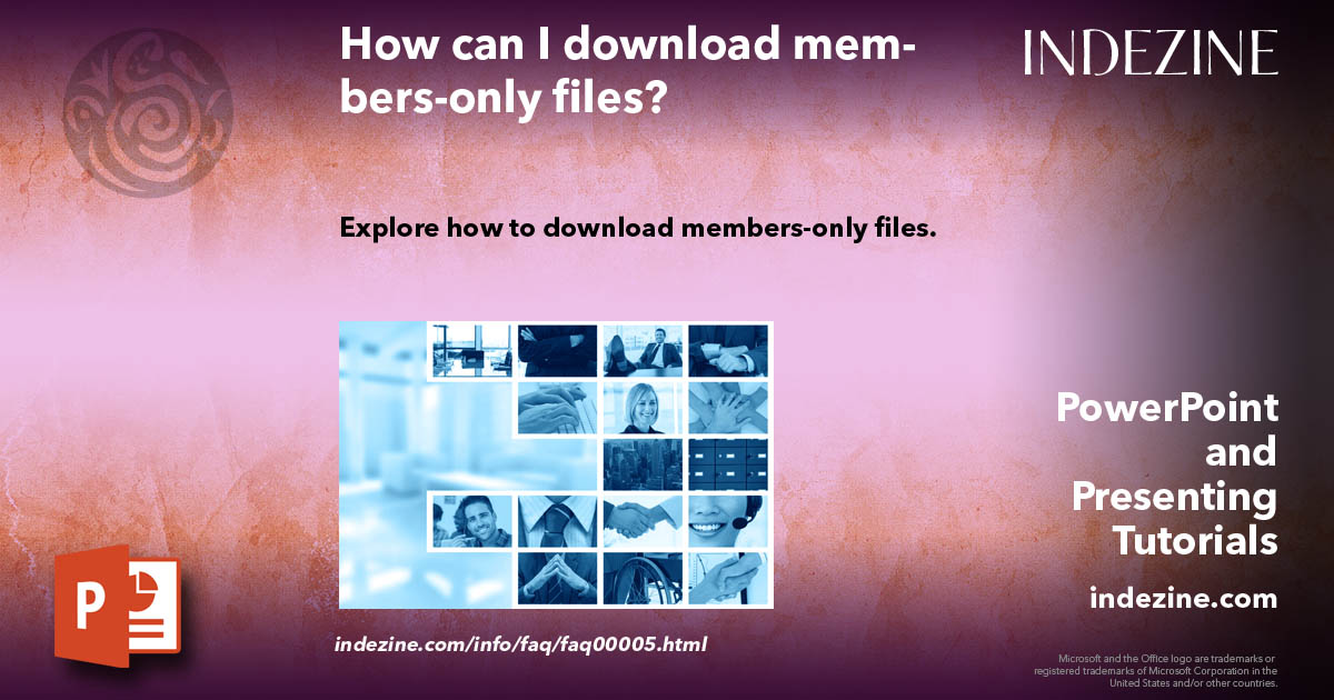 How can I download members-only files?