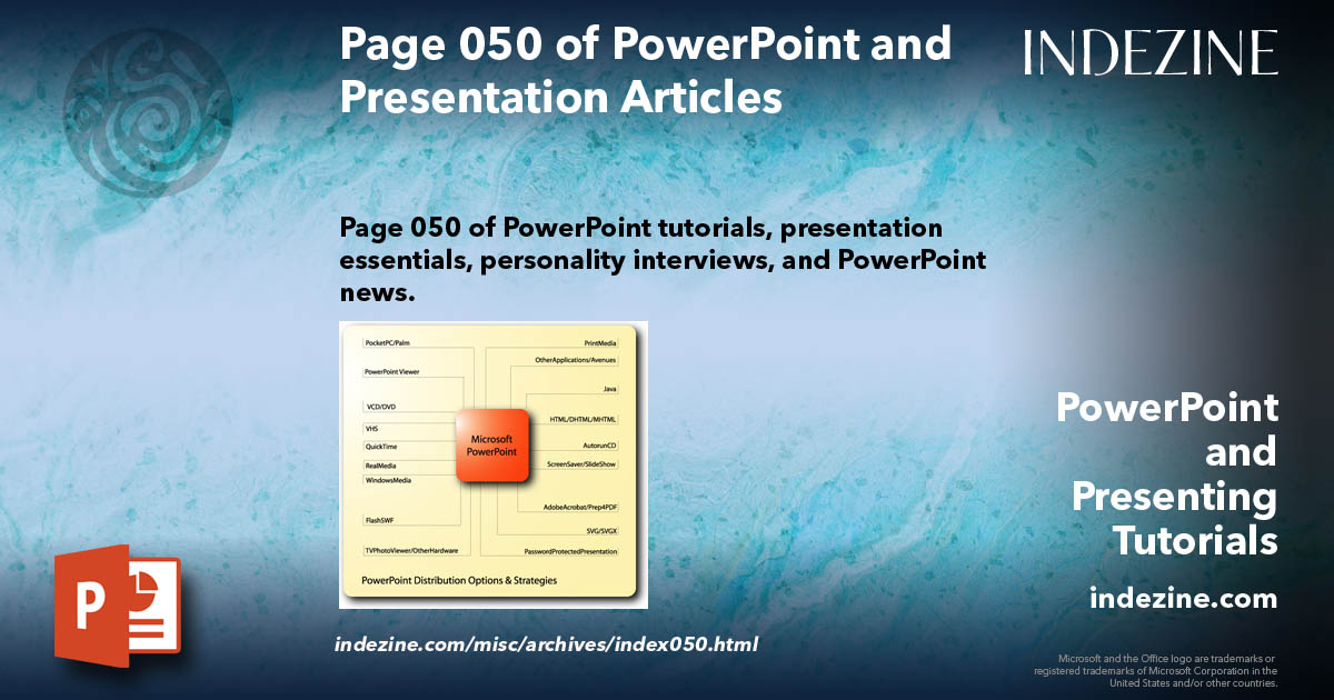 Page 050 of PowerPoint and Presentation Articles
