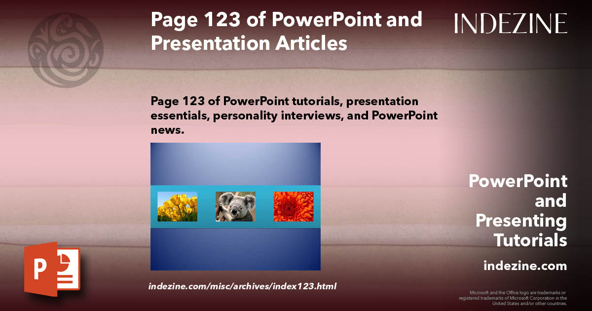 Page 123 of PowerPoint and Presentation Articles