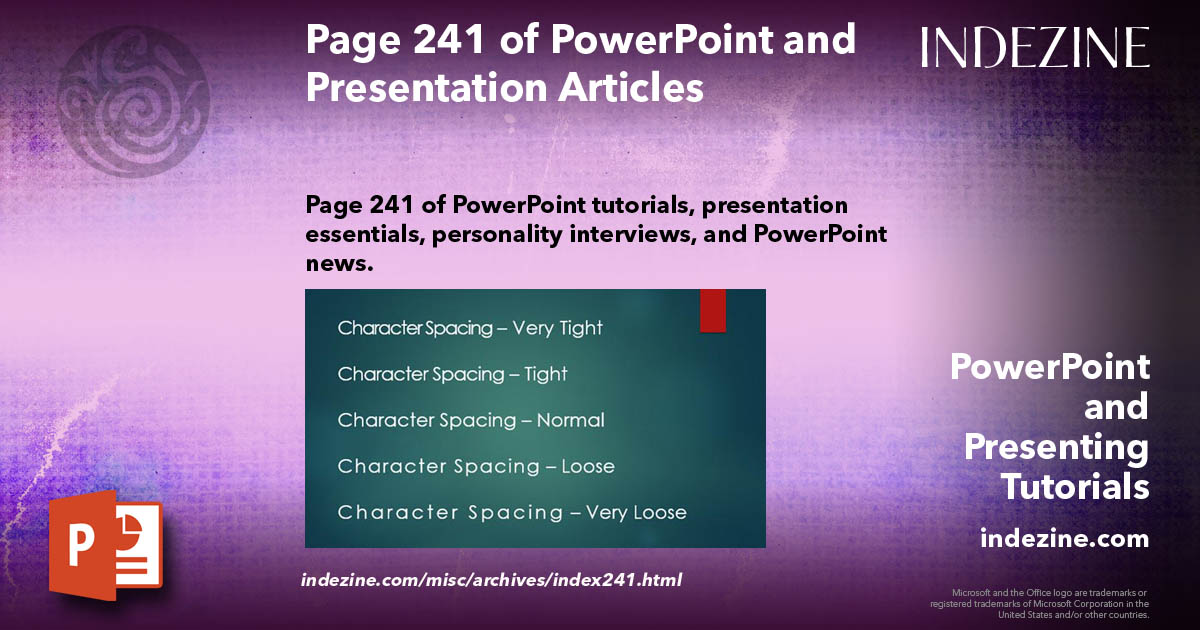 Page 241 of PowerPoint and Presentation Articles