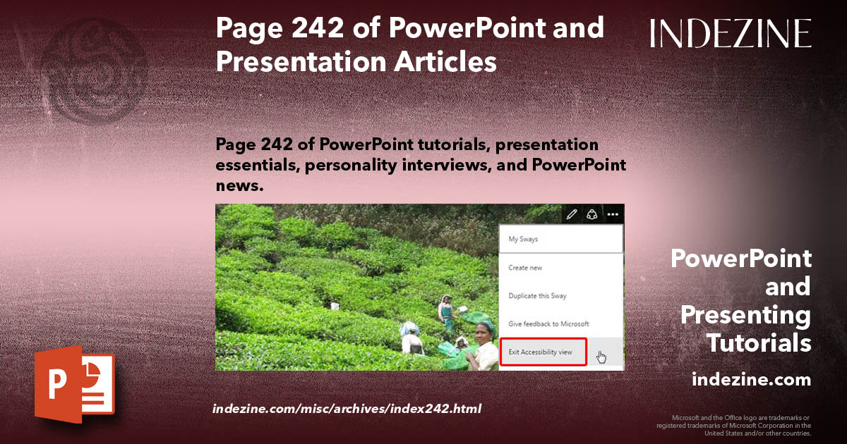 Page 242 of PowerPoint and Presentation Articles