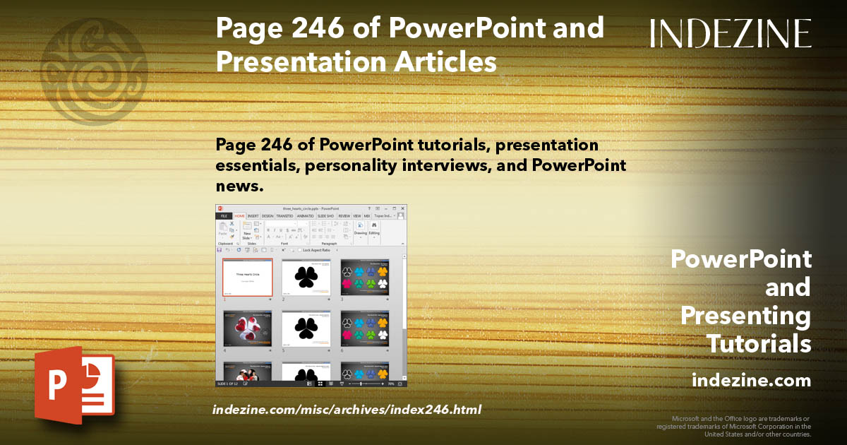 Page 246 of PowerPoint and Presentation Articles