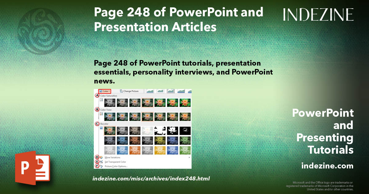 Page 248 of PowerPoint and Presentation Articles