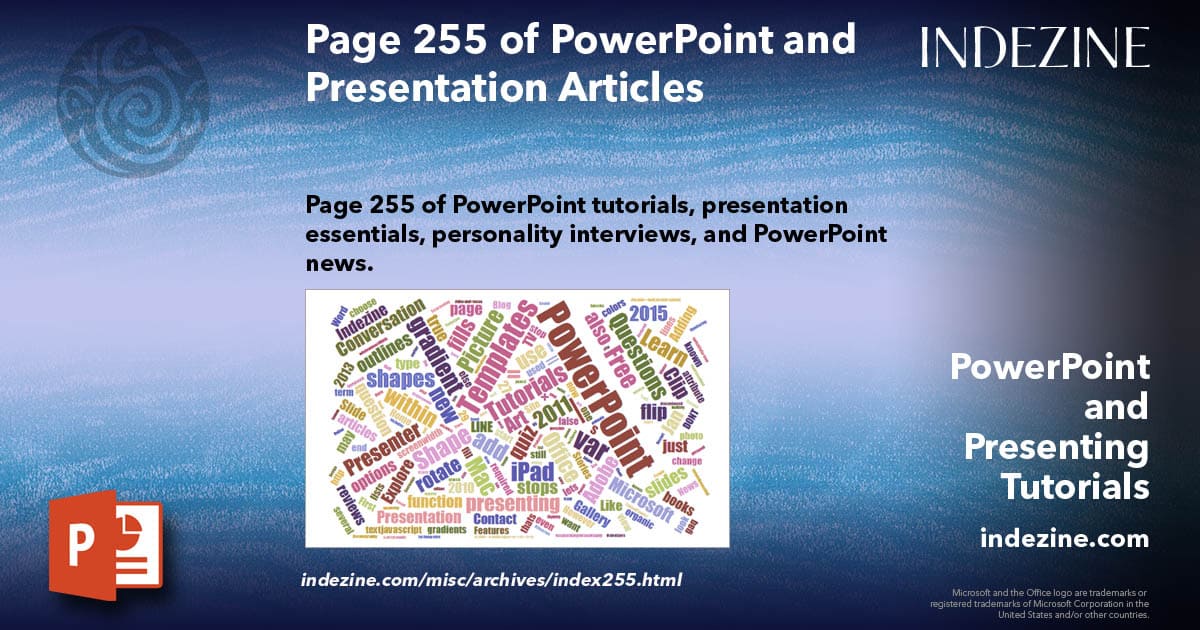 Page 255 of PowerPoint and Presentation Articles