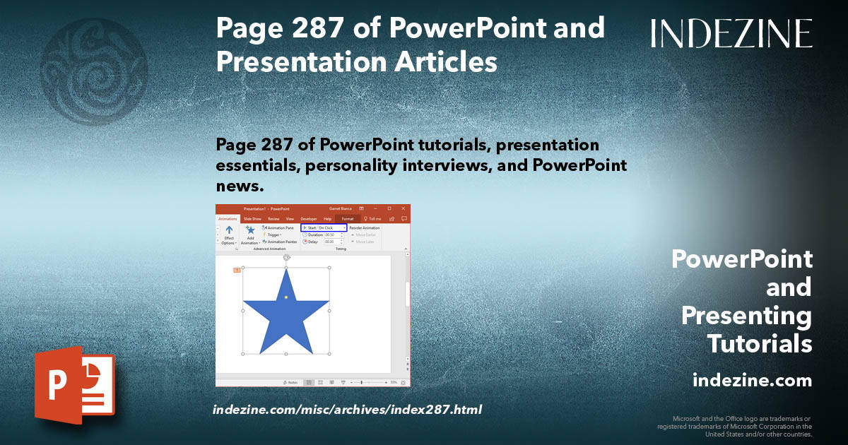 Page 287 of PowerPoint and Presentation Articles