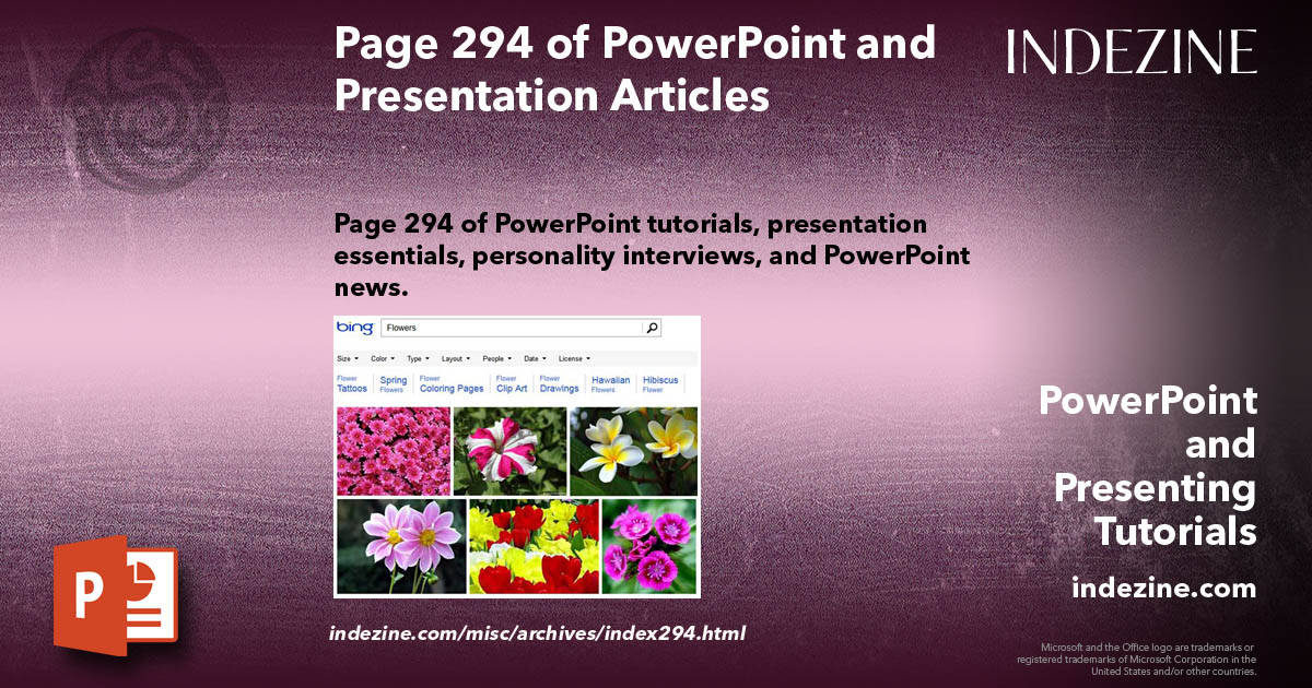 Page 294 of PowerPoint and Presentation Articles