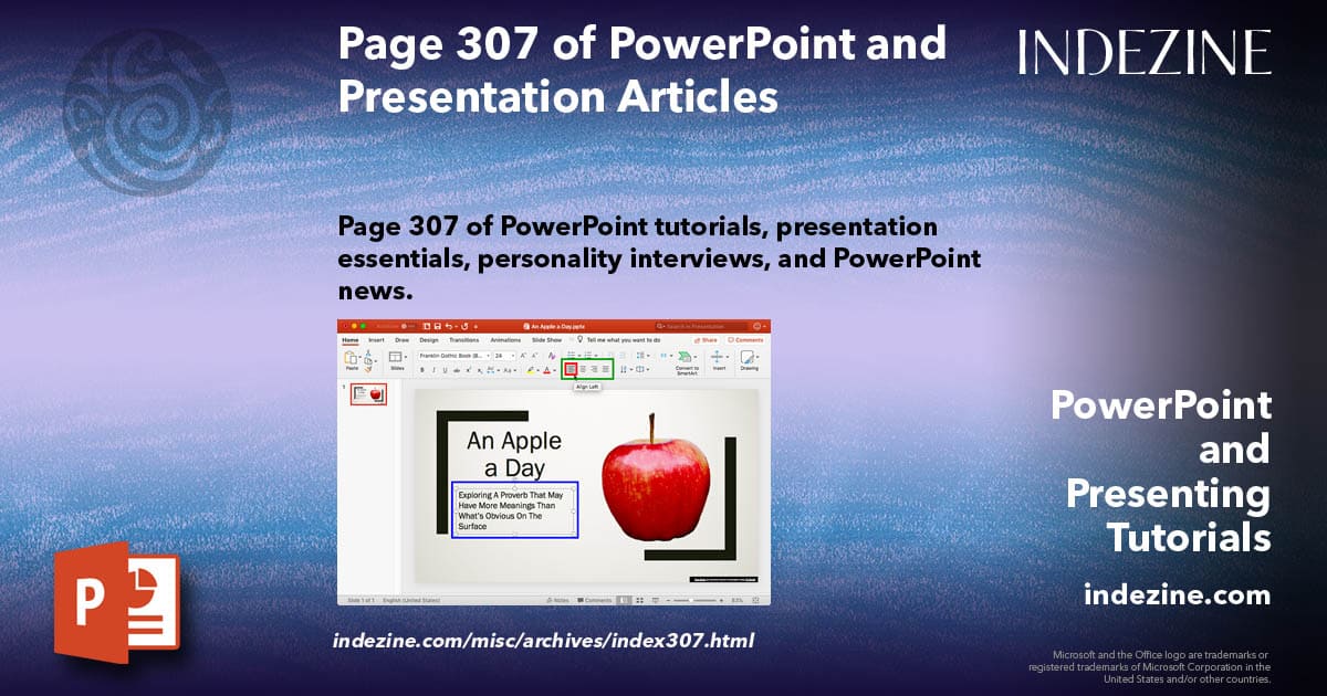 Page 307 of PowerPoint and Presentation Articles