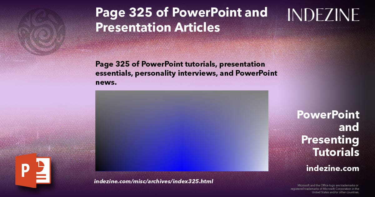 Page 325 of PowerPoint and Presentation Articles