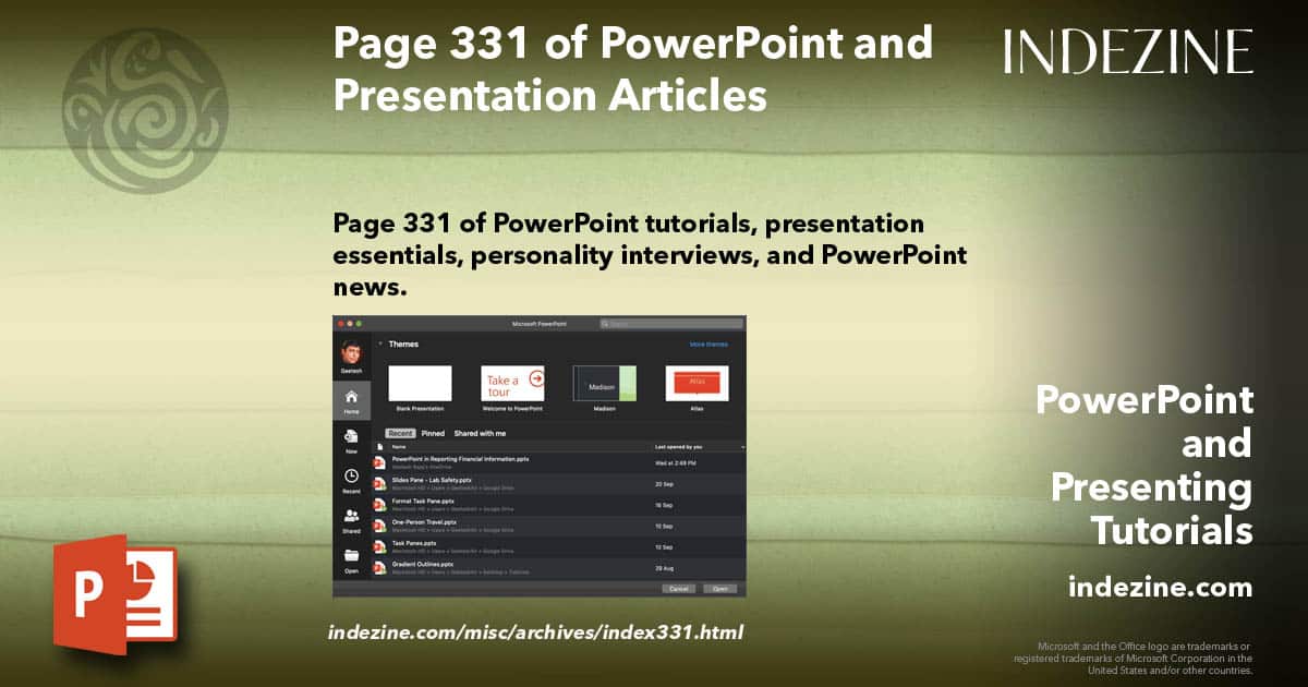 Page 331 of PowerPoint and Presentation Articles