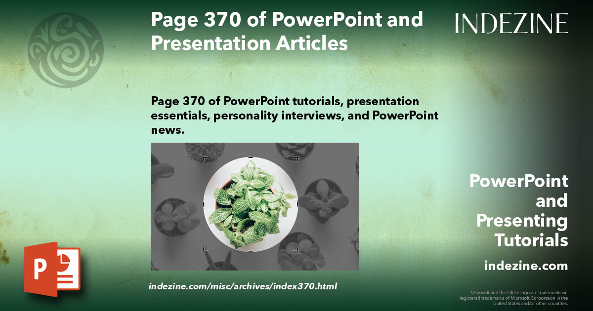 Page 370 of PowerPoint and Presentation Articles