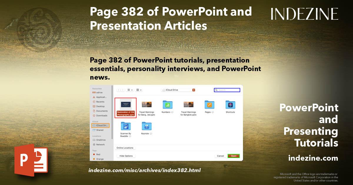 Page 382 of PowerPoint and Presentation Articles