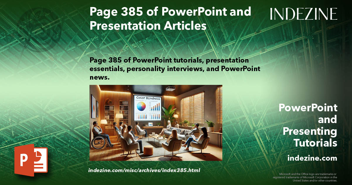 Page 385 of PowerPoint and Presentation Articles