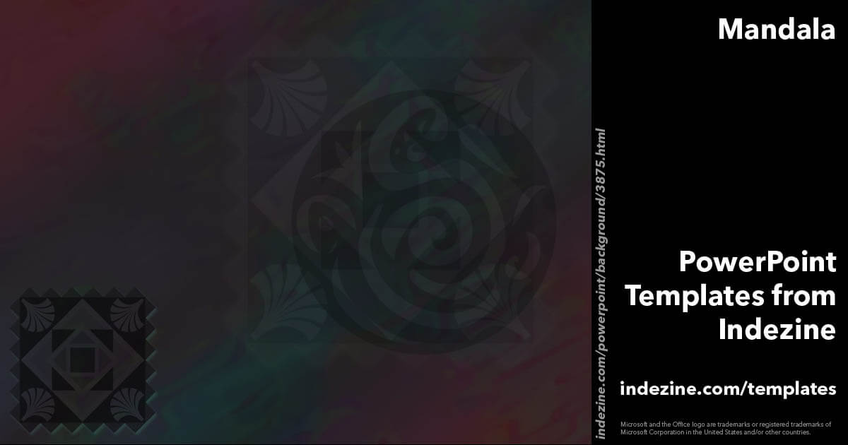 Mandala 03 PowerPoint Template
