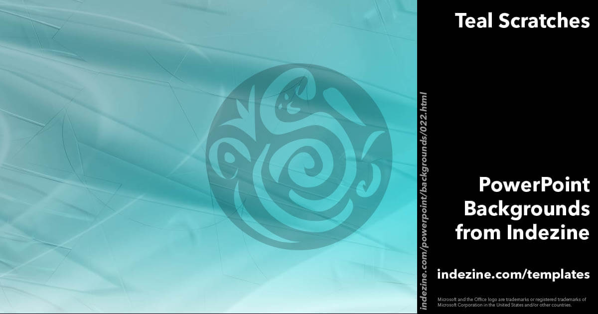 Teal PowerPoint Background