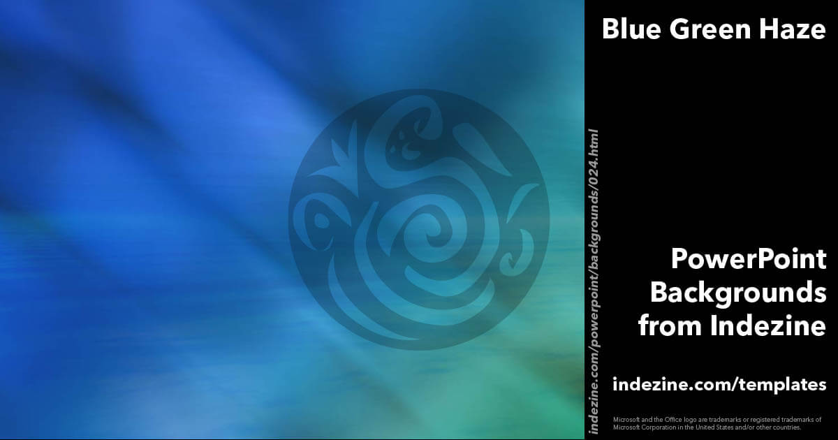 Blue And Green Backgrounds For Powerpoint