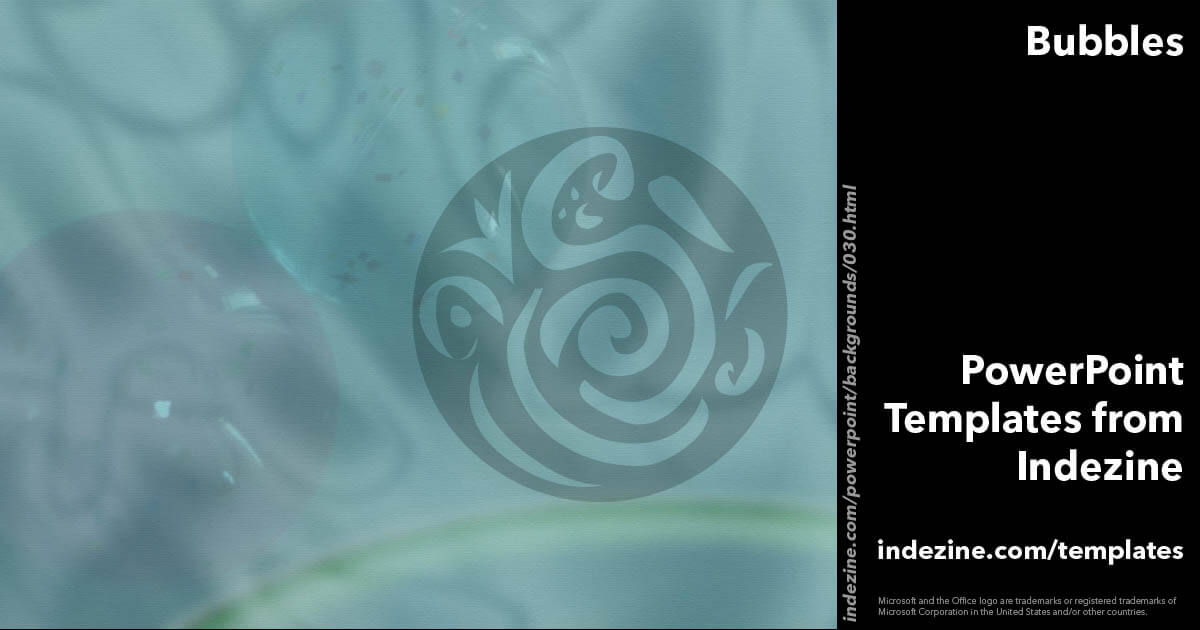 Bubbles PowerPoint Background