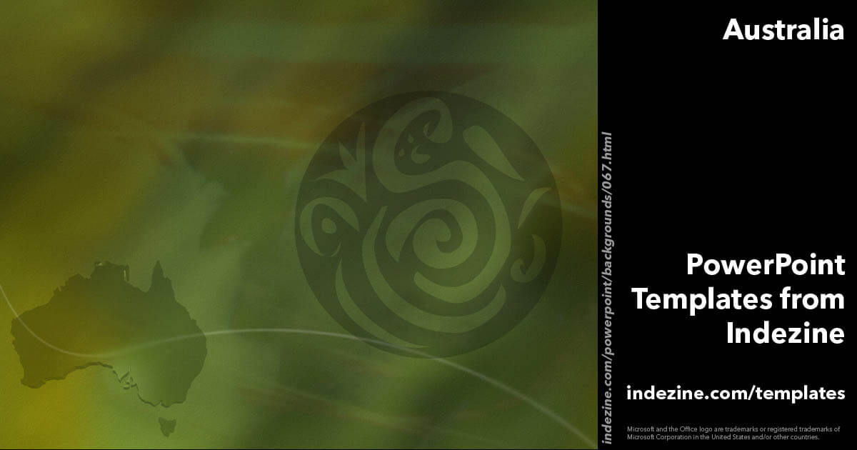 Australia 01 PowerPoint Background