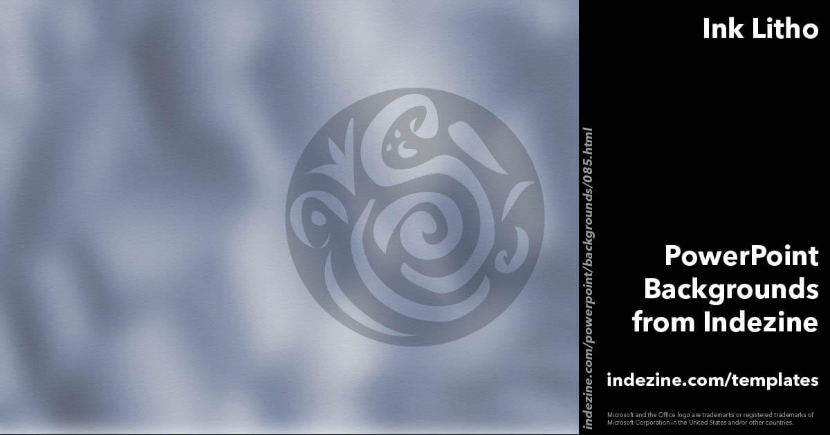 Ink Litho PowerPoint Background