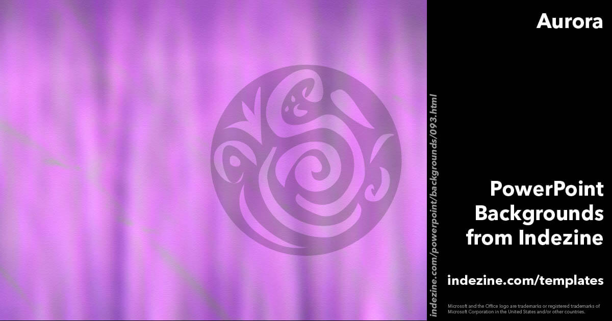 Aurora PowerPoint Background
