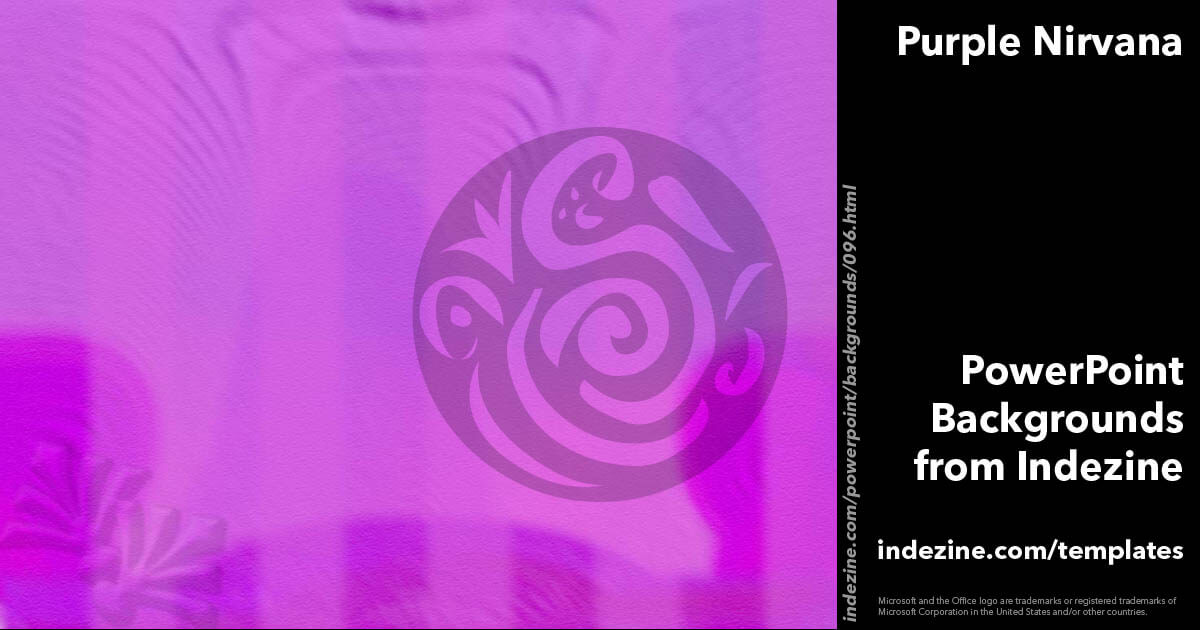 Purple Nirvana PowerPoint Background