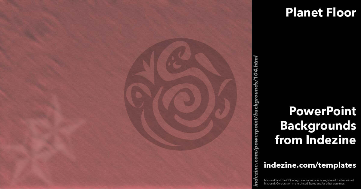 Planet Floor PowerPoint Background