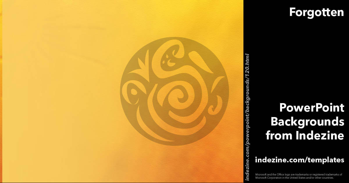 Forgotten PowerPoint Background