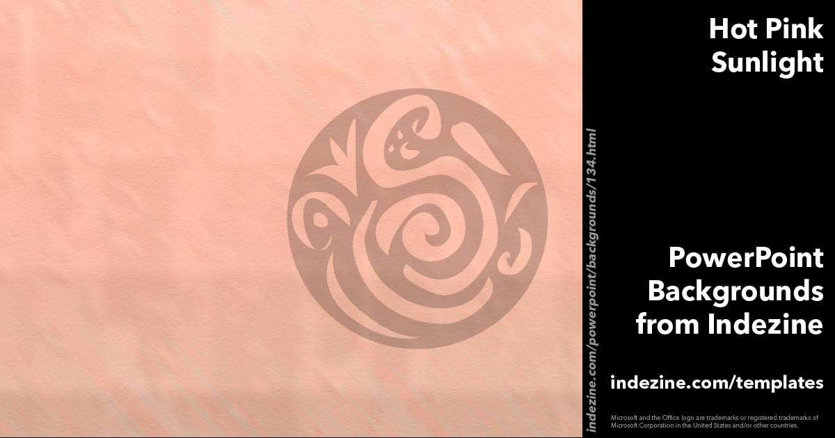 Hot Pink Sunlight PowerPoint Background
