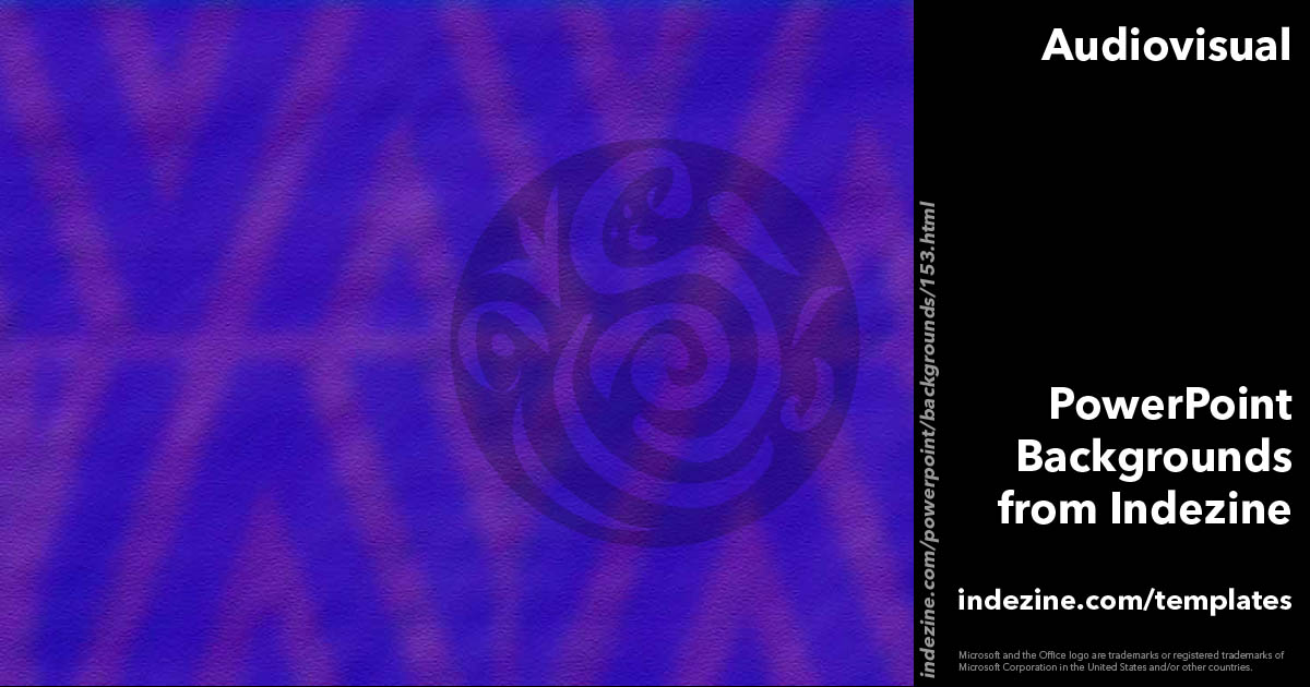 Audiovisual PowerPoint Background