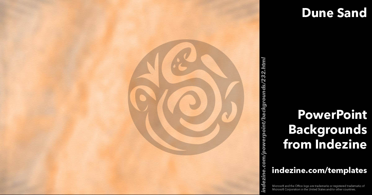 Dune Sand PowerPoint Background