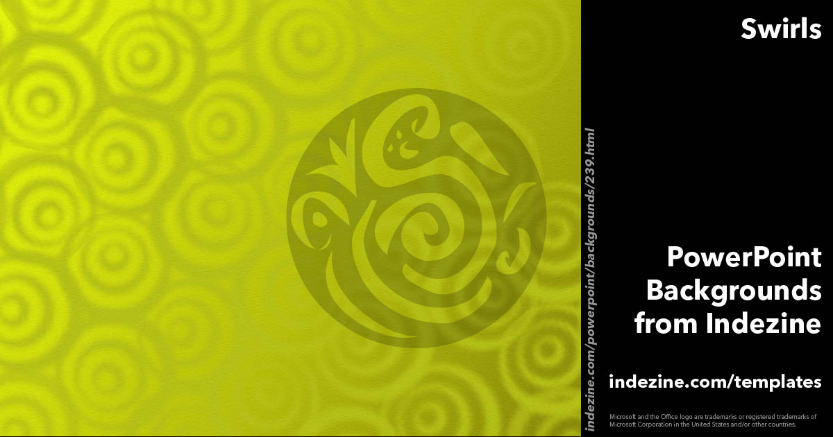 Swirls PowerPoint Background