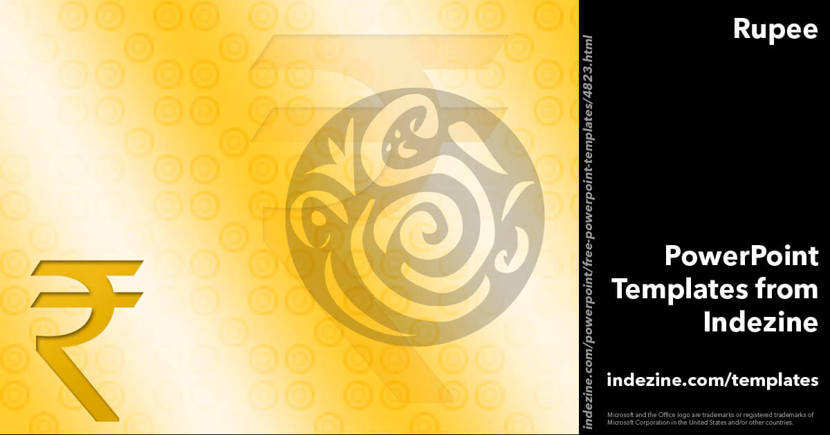 Rupee 03 PowerPoint Template