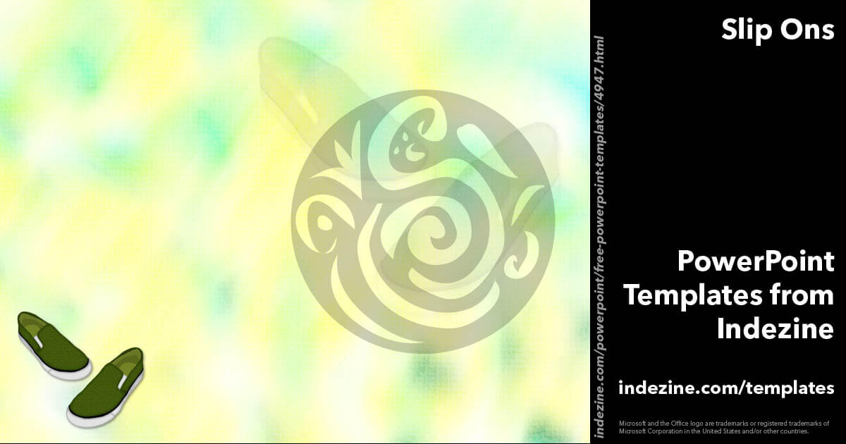 Slip Ons 04 PowerPoint Template