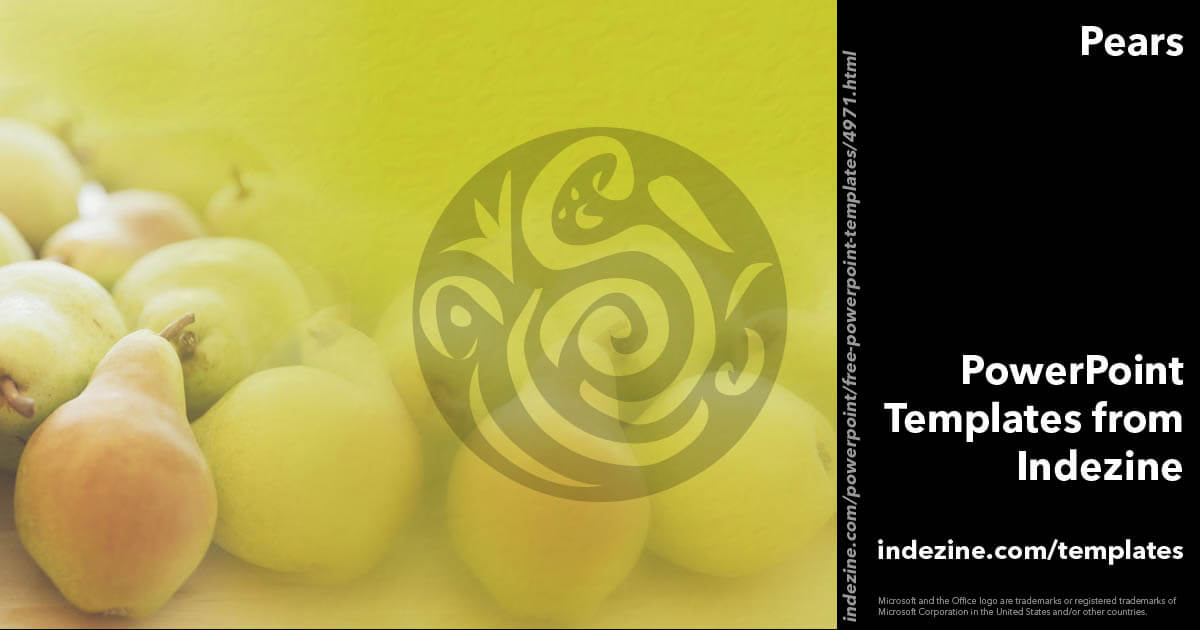 Pears 06 PowerPoint Template