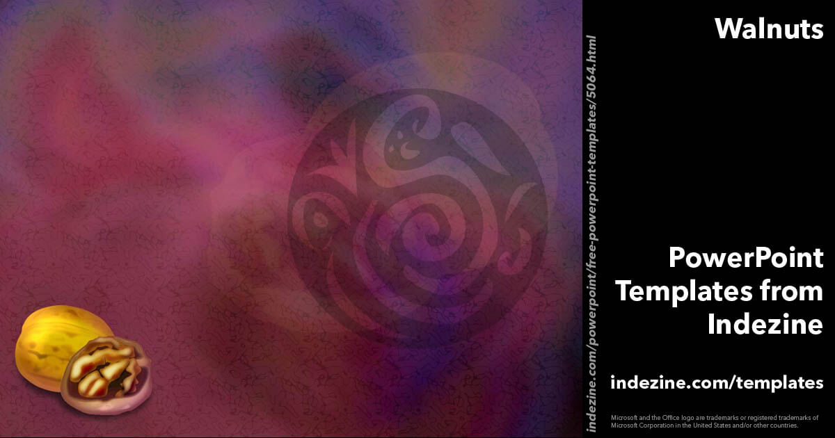 Walnuts 03 PowerPoint Template